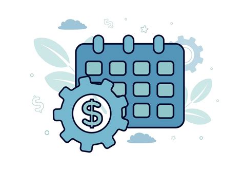 Finance Debt Restructuring Calendar Near It A Gear With A Dollar