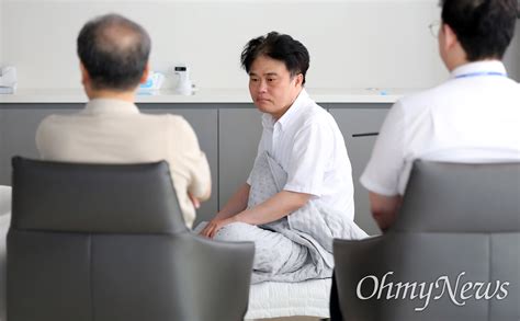 임현택 대한의사협회 회장 단식 투쟁 5일차 오마이포토