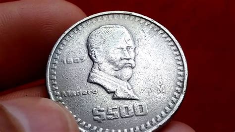Derecho Maceta Sentimental Monedas Mexicanas De 500 Pesos Llorar Hay