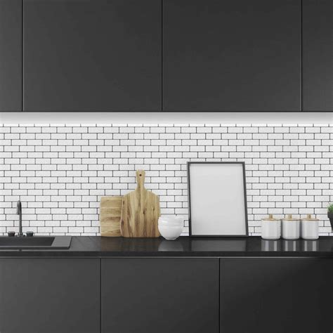 Mini Subway Tile Kitchen Backsplash Things In The Kitchen