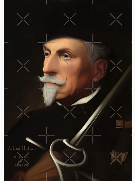 Alfred Hutton W Rapier Poster By Ruiferreira Redbubble