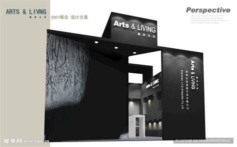 展览3D模型 设计图 展示模型 3D设计 设计图库 昵享网nipic cn