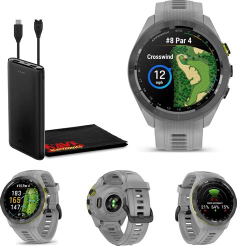 Garmin Approach S70 42mm Fitness Tracker Watch Golf Gps