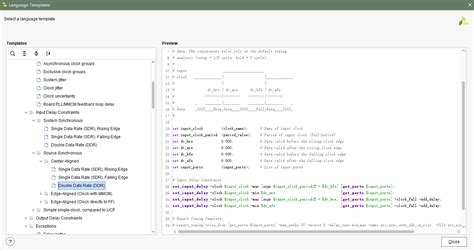 Set Input Delay