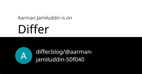 Aarman Jamiluddin Aarman Jamiluddin 50f040 Differ