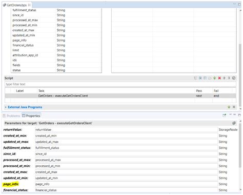 API Related Information Shopify Cleo