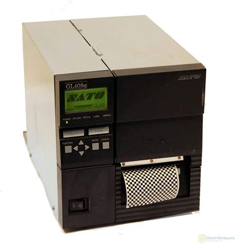 Restored Sato Gl408e Thermal Barcode Label Printer Wwgl08001 Usb