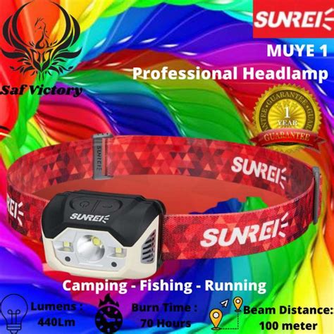Promo Lampu Kepala Sunrei Headlamp Muye 1 Beige Diskon 33 Di Seller