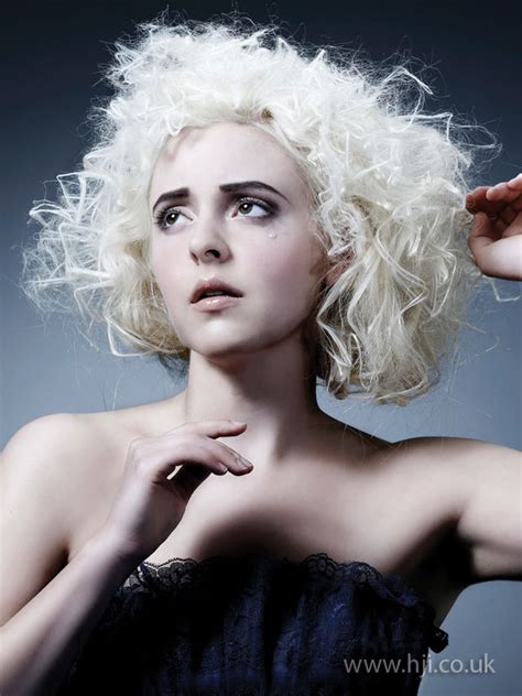 2009 Blonde Angular Hairstyle