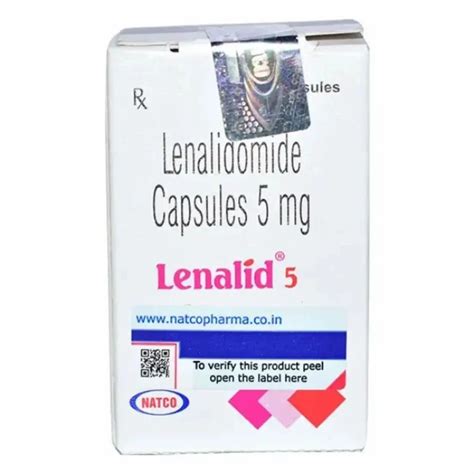 Lenalid 5mg Lenalidomide At ₹ 1800bottle Lenalidomide Capsules In