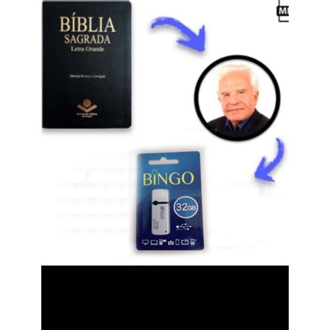 Biblia Narrada Por Cid Moreira Pen Drive 32 Gb Shopee Brasil
