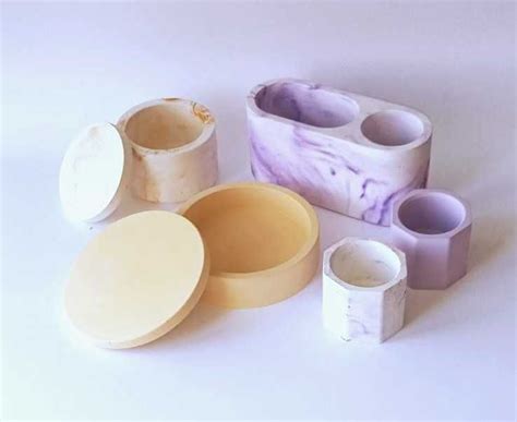 Кашпо з гіпсу кашпо для свічок гипсовые кашпо 30 грн Витвори майстрів рукоділля Покров