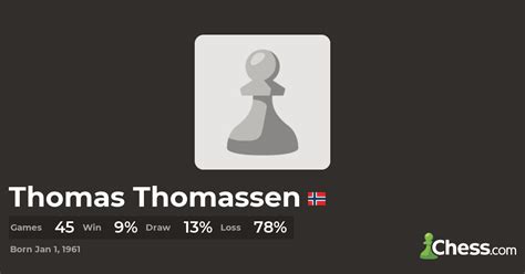 The Best Chess Games Of Thomas Thomassen