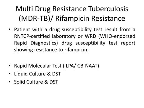Revised National Tuberculosis Control Programme Pptx