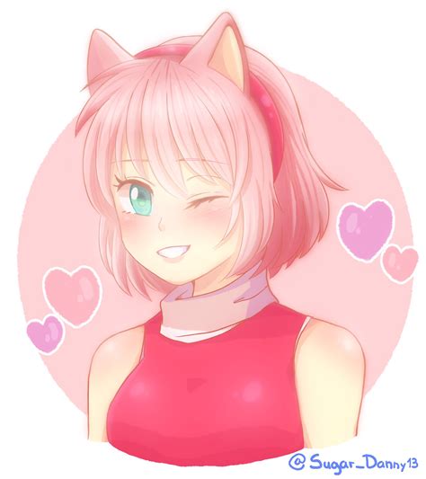 Amy Rose Human And Shadow