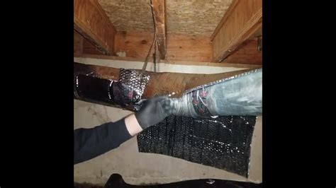 How To Insulate Heating Ducts Insulating Hvac Ductwork Cbyibf
