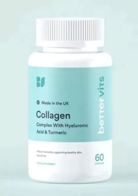 Bettervits Collagen Complex 60 Capsules Exp 10 25 £26 99 Picclick Uk