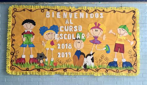 Periódico Mural Bienvenido a clases Bulletin boards Bulletin Elmo