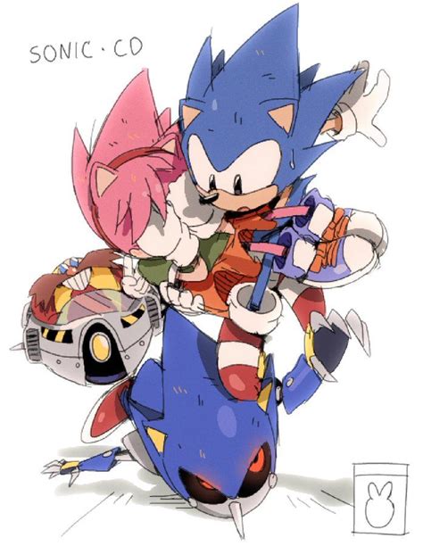 Amy And Metal Sonic Metal Sonic And Rusty Rose Sonic Universe Sonic