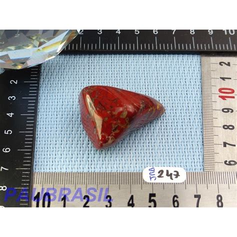 Jaspe Rouge Breschia en Pierre Roulée Minéraux vertus et chakras