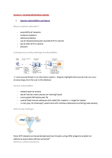 Session 4 Securing Information Systems Vulnerabilities And Threats