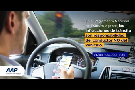 Infracciones De Tránsito Son Siempre Responsabilidad Del Conductor Y No