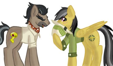 Daring Do And Rainbow Dash Kiss