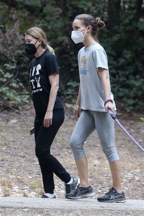 Natalie Portman And Ellen Pompeo Out Hikinig In Los Feliz 08222021