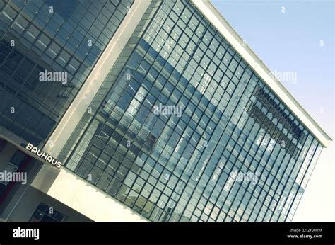 Bauhaus Style Design Building Buildings Exterior View Hi Res Stock