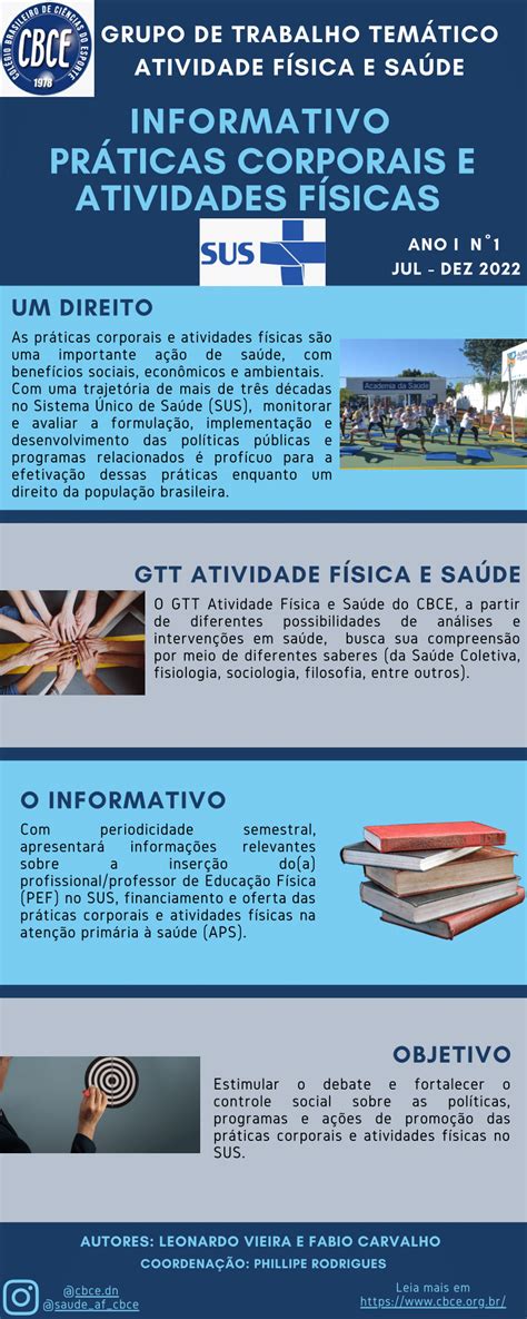 Pdf Cbce Gtt Atividade Física E Saúde Informativo Sobre As Práticas