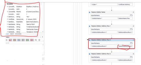 uipath error help object reference not set to an instance of an object
