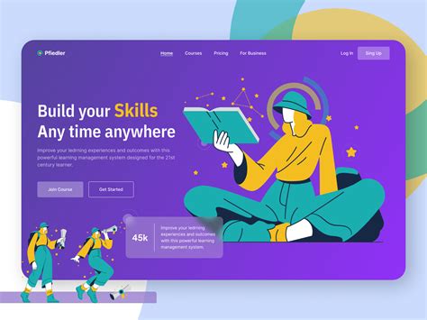 E Learning Header By Md Abdulla Al Masum On Dribbble