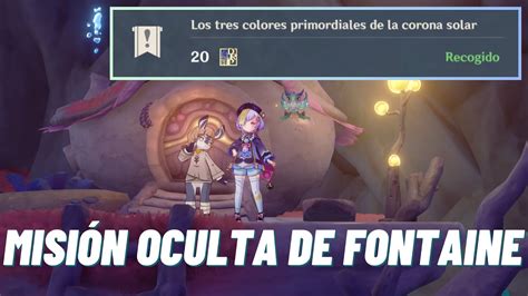MISIÓN OCULTA FÁCIL LOS TRES COLORES PRIMORDIALES DE LA CORONA