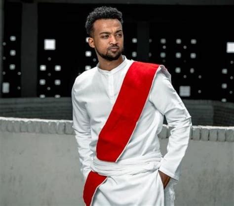 Jano Red Tilet Elegance In Habesha Mens Fashion M In 2024 Mens