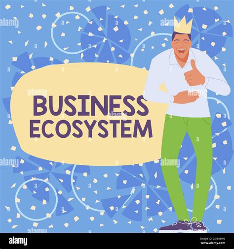 Writing Displaying Text Business Ecosystem Business Approach Develop And Implement Organization