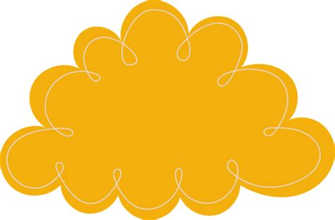 Orange Cloud Pngs For Free Download