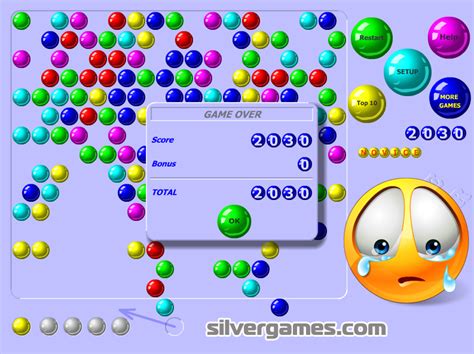 Bubble Shooter Igrajte Na Spletu Na Silvergames 🕹️