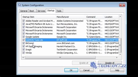 Managing StartUp Programs In Windows Vista XP YouTube