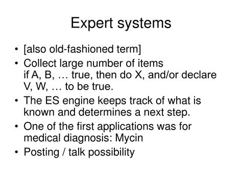 Ppt Exploring Artificial Intelligence Evolution Expert Systems
