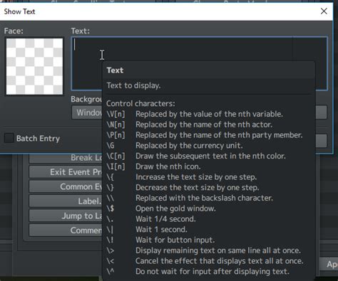 Choices In Events Be Variables And Show Variable Name Rpg Maker Forums