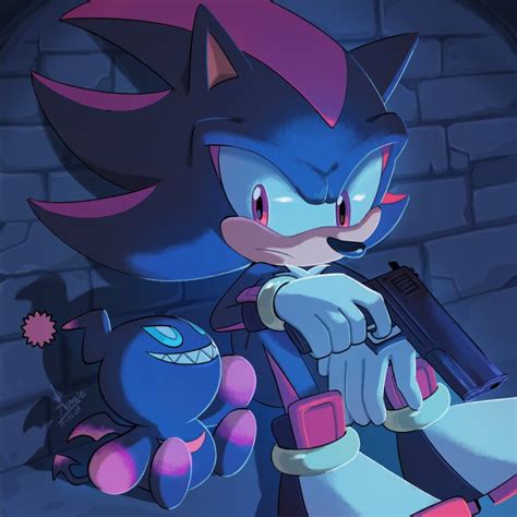 Angiethecat Chao Sonic Dark Chao Shadow The Hedgehog Sonic The Hedgehog Sonic Series