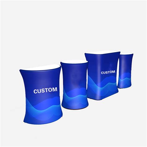 Portable Pop Up Table Display Advertising Promotion Counter Table Aozhan