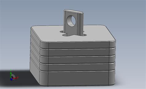 木制杯垫 4 件套带支架solidworks 2019模型图纸下载 懒石网