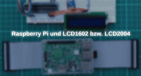 Raspberry Pi And Lcd1602 Or Lcd2004