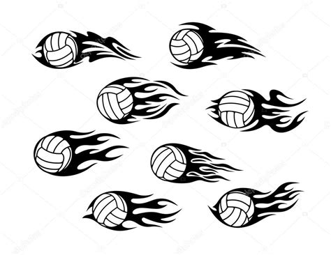 Siatkówka Sport Tatuaże — Grafika Wektorowa © Seamartini 13714603