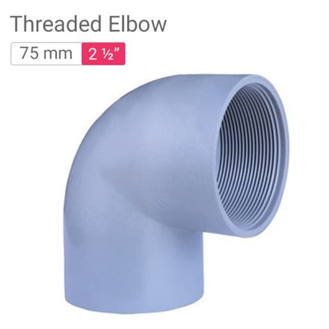 Star Pvc Threaded Elbow 75mm 25inch Mykit Buy Online Buy Star