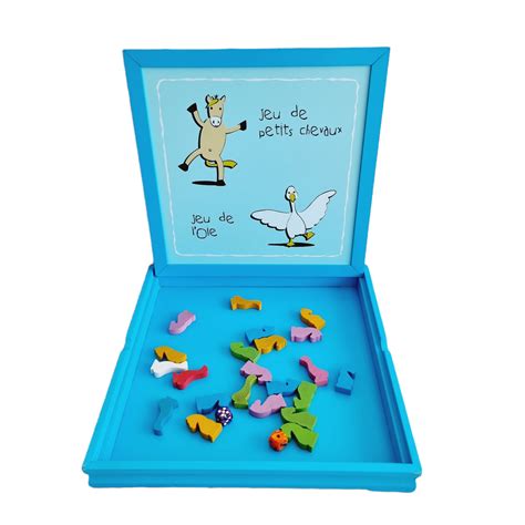 Jeu des petits chevaux et de l oie en bois Nouvelle ère