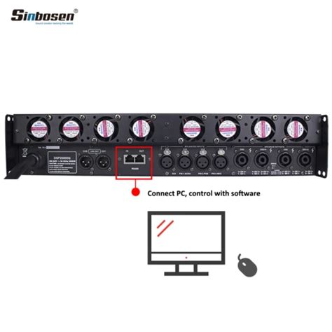 Channel Power Amplifier DSP Mixer Audio Amplifier DSP Q W Amplifier Amplifier DSP