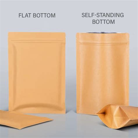 Cookie Food Pouch Bag Self Sealed Ziplock Stand T Bag Paper Kraft