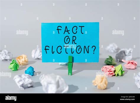 Inspiration Showing Sign Fact Or Fiction Business Idea Is It True Or Is False Doubt If